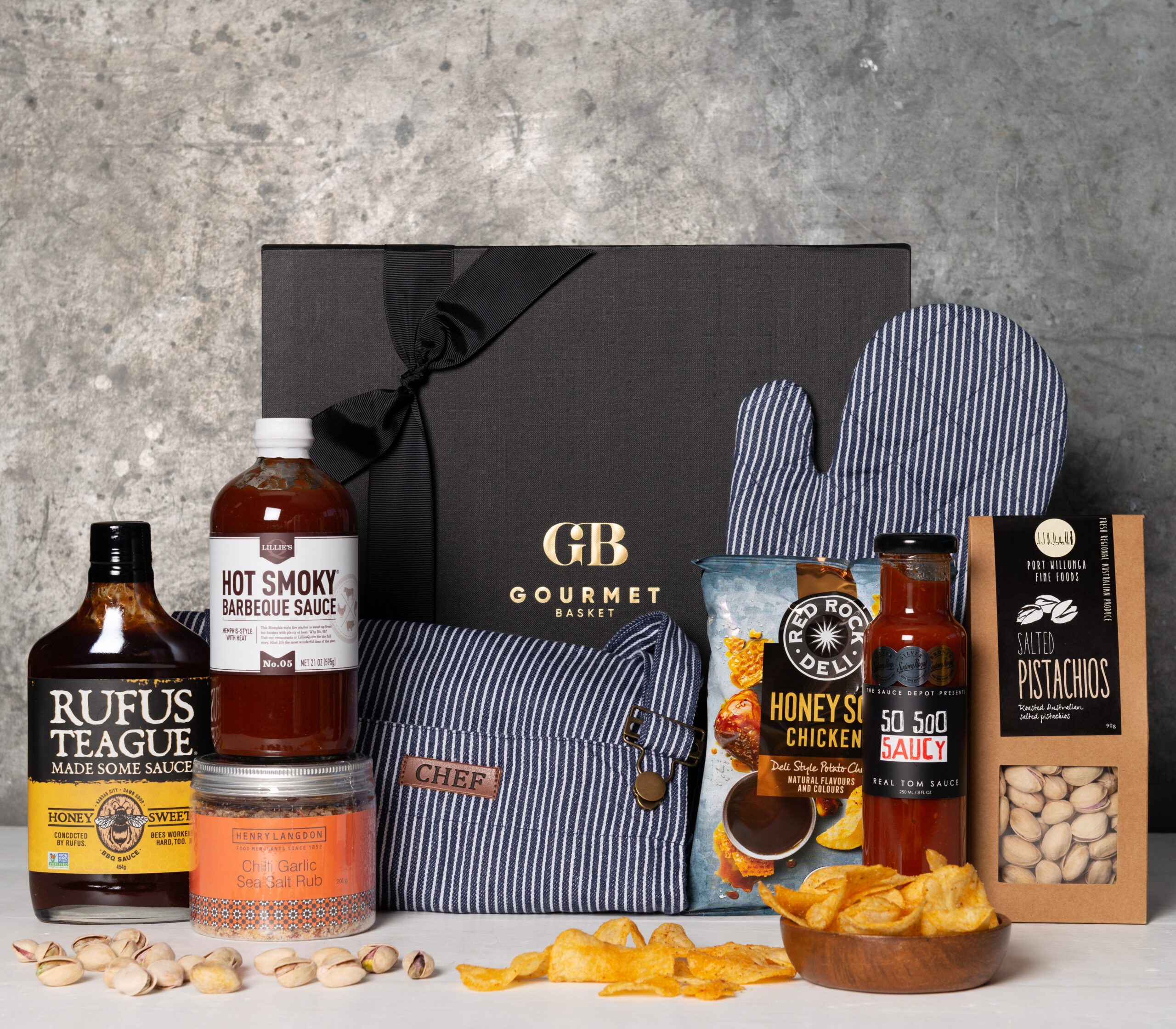 Gourmet BBQ Delight Gift Hamper - Charityhampers.com.au - GB