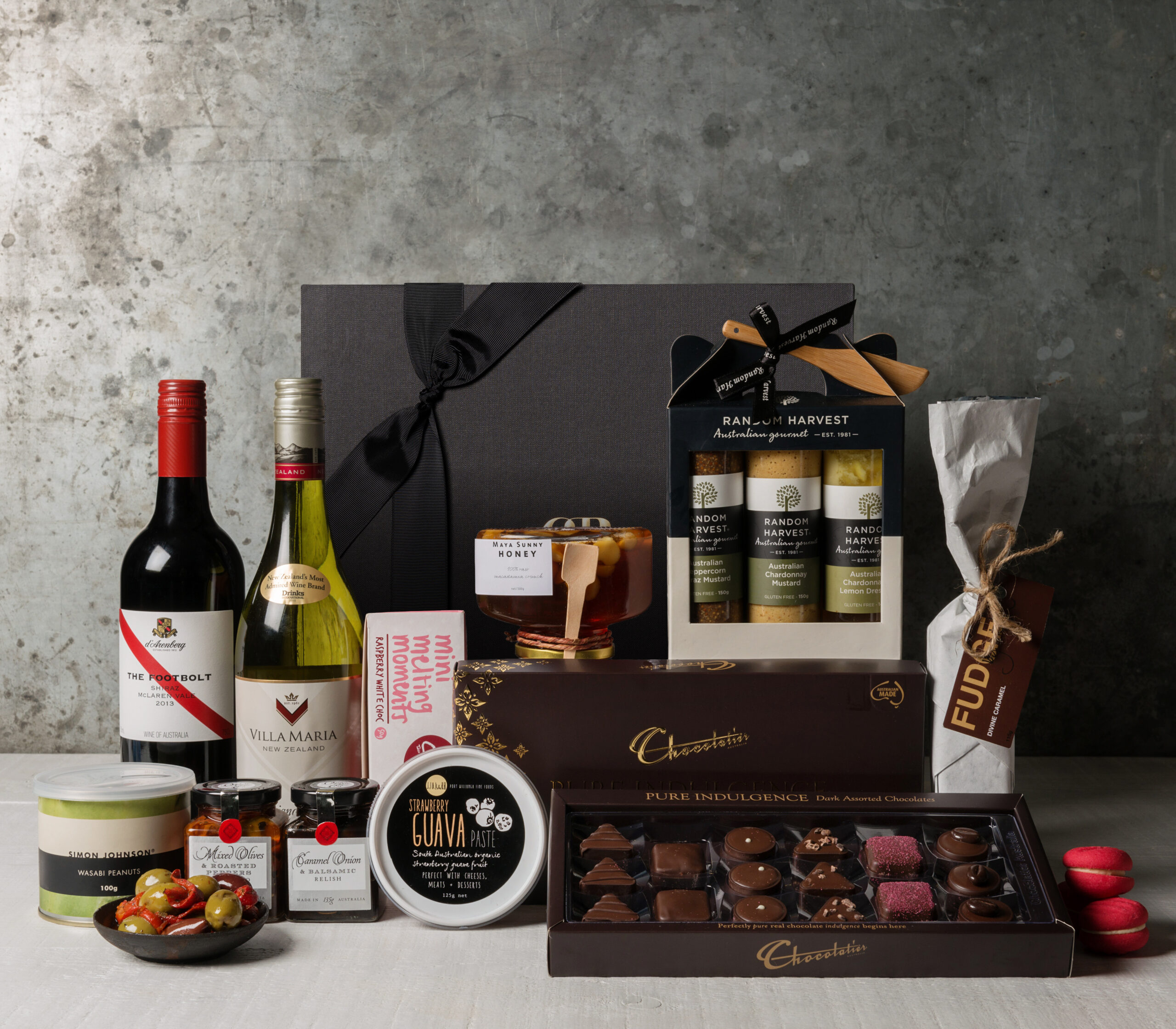 Premium Red White Delight Hamper - Charityhampers.com.au - GB